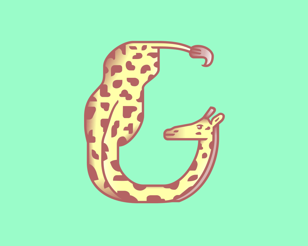 Fabel, the animal alphabet - Animal letters by Typearture